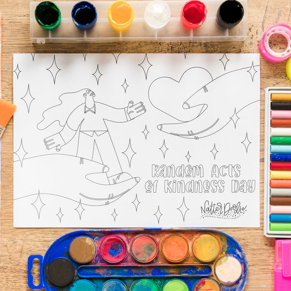 FREE February Coloring Pages - NatterDoodle