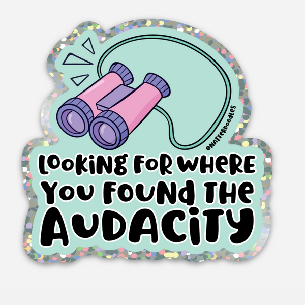 Looking for Where You Found the Audacity Sticker - NatterDoodle
