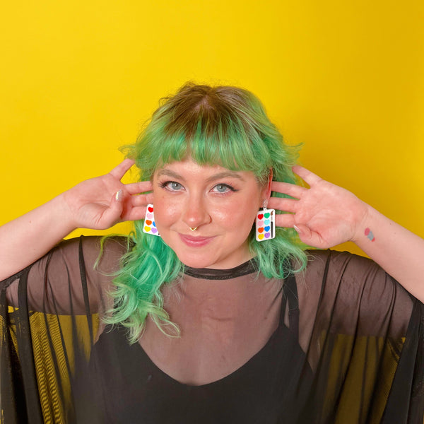 Smarty Paints Earrings - NatterDoodle