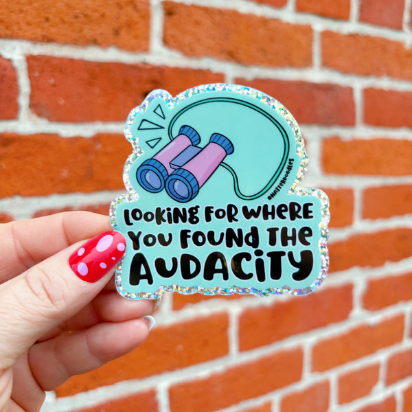 Looking for Where You Found the Audacity Sticker - NatterDoodle