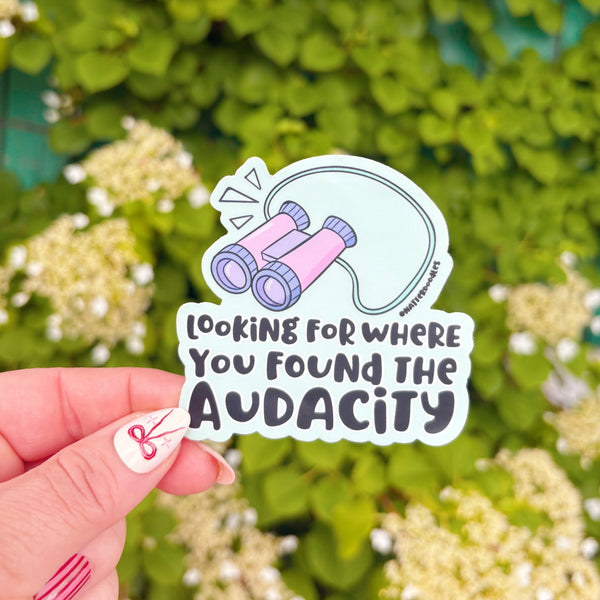 Looking for Where You Found the Audacity Sticker - NatterDoodle