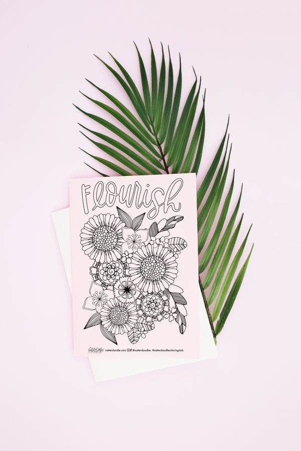 Young at Art Coloring Club Subscription - NatterDoodle