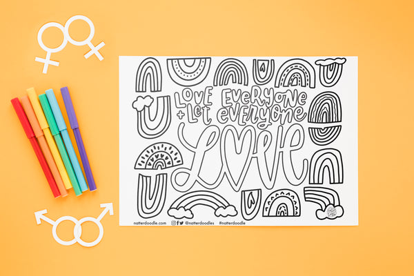 Social Change Coloring Pages + Coloring Protest Signs - Fundraiser for ...
